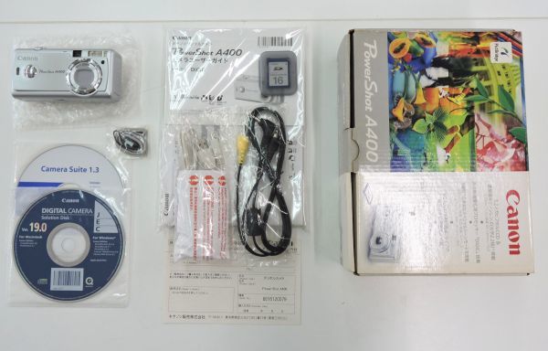 Canon Power Shot A400 デジカメ キャノン 箱付 パワーショット デジタルカメラ(キヤノン)｜売買されたオークション情報 ...
