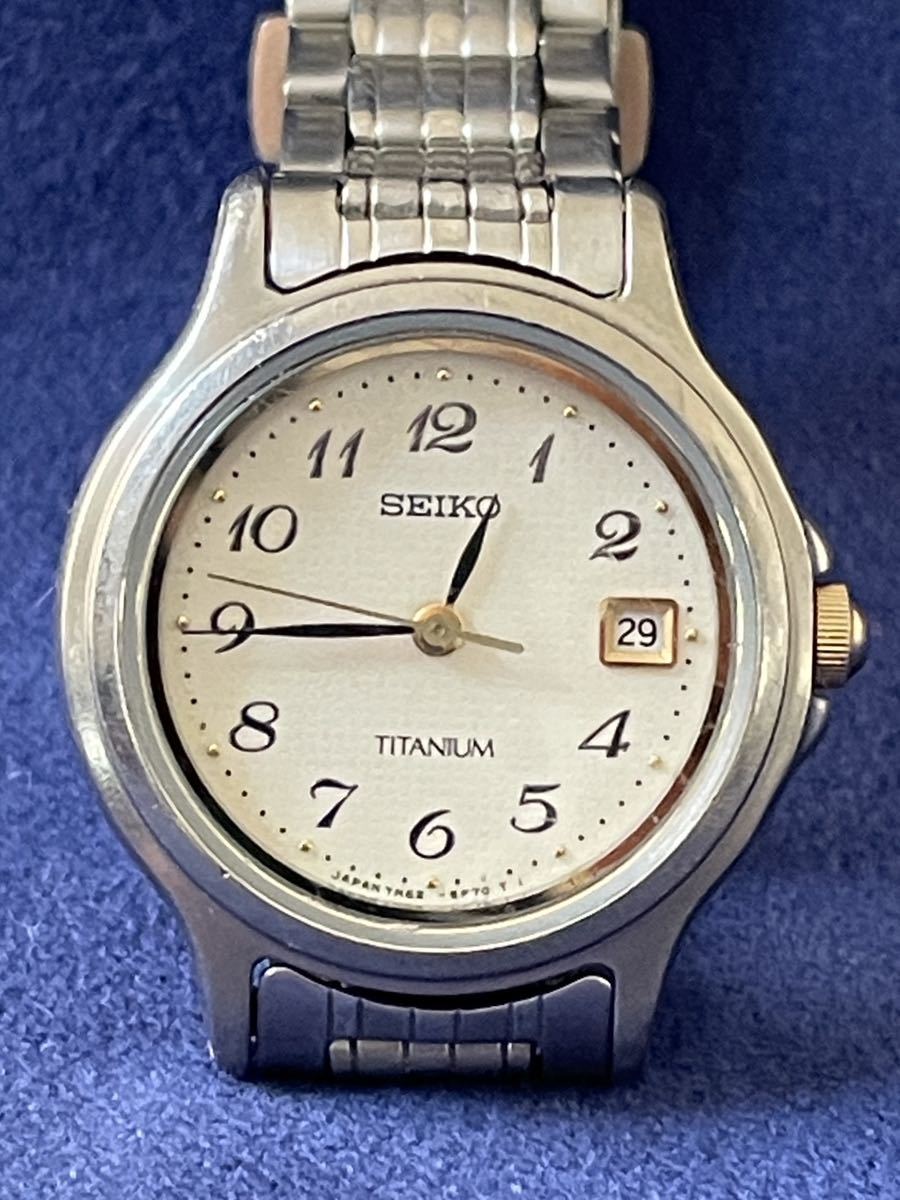 腕時計 SEIKO TITANEUM セイコー チタニウム 7N82-6D80 クォーツ 8.16(その他)｜売買されたオークション情報 ...