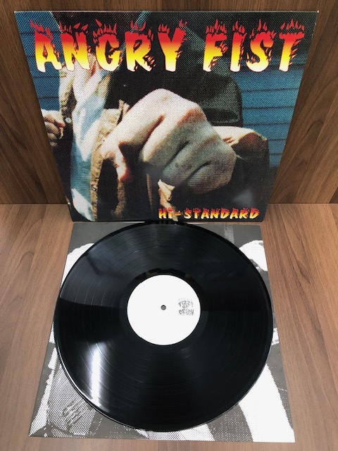 Hi-STANDARD ANGRY FIST LPレコード ハイスタンダード ハイスタ PIZZA OF DEATH RECORDS ...