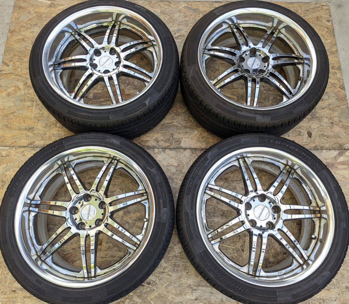 WORK Varianza T1S 19インチ 8.5J＋42 9.5J＋42 PCD114.3 5穴 5H クラウン レクサス セルシオ ...