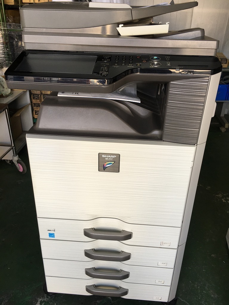 印字2万枚以下保証 SHARP シャープ MX-2517 A3デジタルフルカラー複合機 4段 C/F/P/S コンパクト設計(シャープ)｜売買されたオークション情報、yahooの商品情報を ...