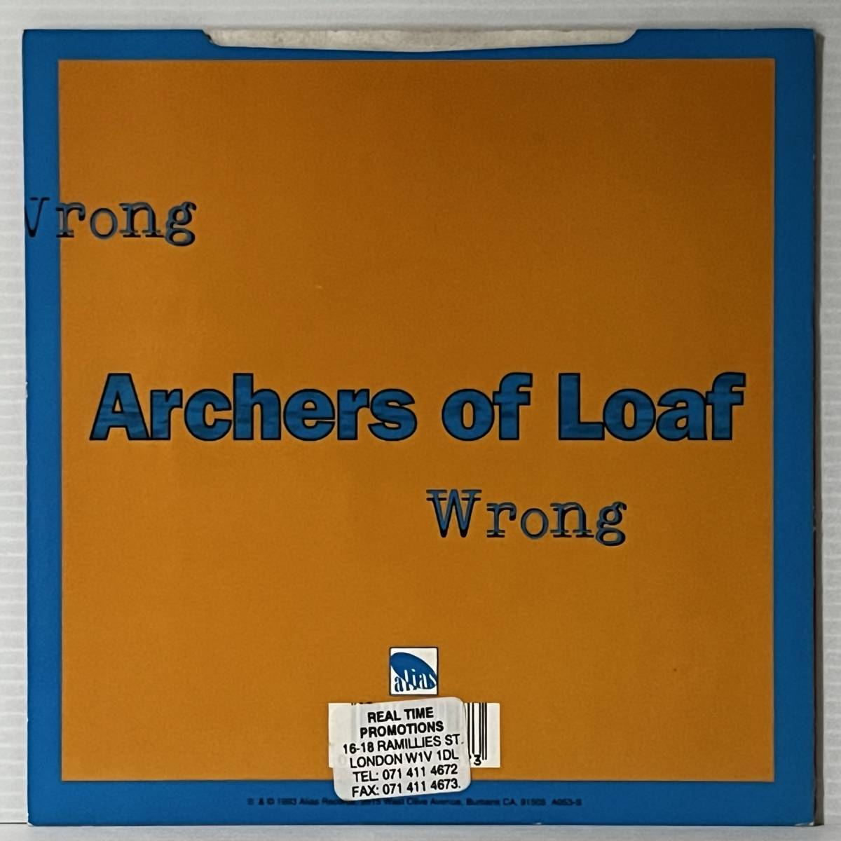 Small / Archers Of Loaf - True Zero Hook / Wrong 7 inch Used 90s 洋楽 ...