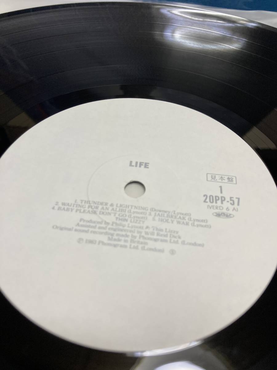 PROMO 帯付LP x2 シン リジィ Thin Lizzy / Life Live ラスト ライヴ Vertigo 20PP-57/8 ...