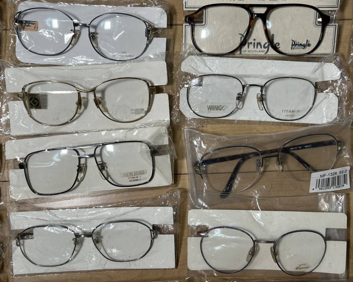 INDI VISUAL / Karl Lagerfeld / ION PLATING / HOYA / ALPHA CUBIC / LANVIN / nelsha / 他 72個セット メガネ ...