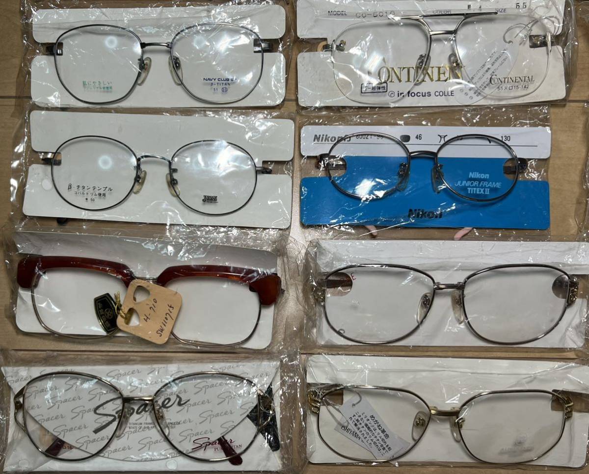 INDI VISUAL / Karl Lagerfeld / ION PLATING / HOYA / ALPHA CUBIC / LANVIN / nelsha / 他 72個セット メガネ ...