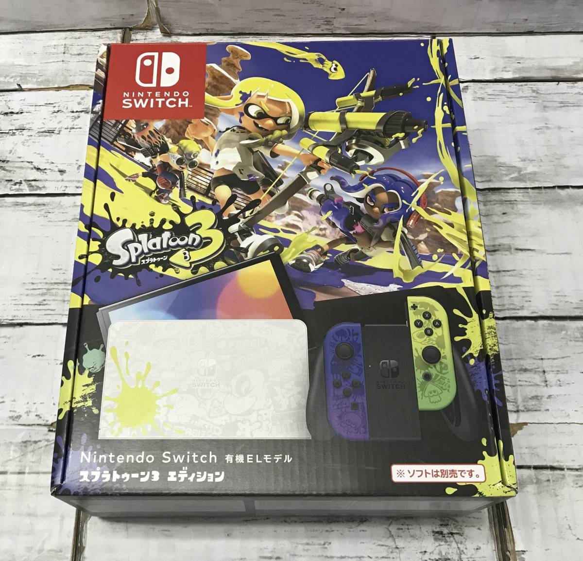 E02-1485 1円スタート 品 Nintendo Switch ニンテンドースイッチ 本体 スプラトゥーン3エディション 箱イタミ有り(ニンテンドースイッチ本体)｜売買されたオークション ...