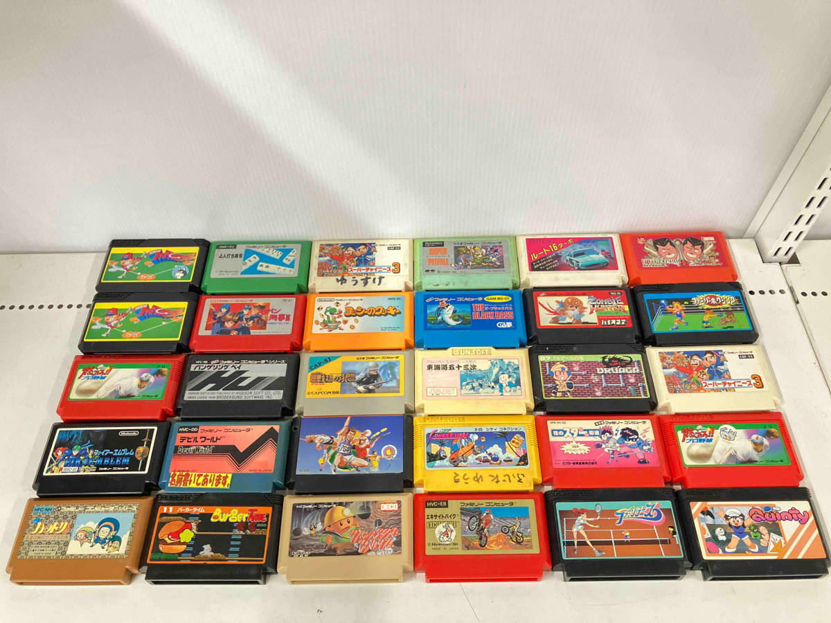 ジャンク Nintendo FC ファミコン ソフト まとめて300本セット 動作未確認(スポーツ、その他)｜売買されたオークション情報 ...