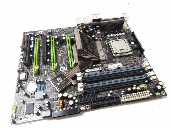 ジャンク マザーボード XFX MB-N780-ISH0 LGA775 DDR2 nForce 780i SLI ATX CPU Intel ...