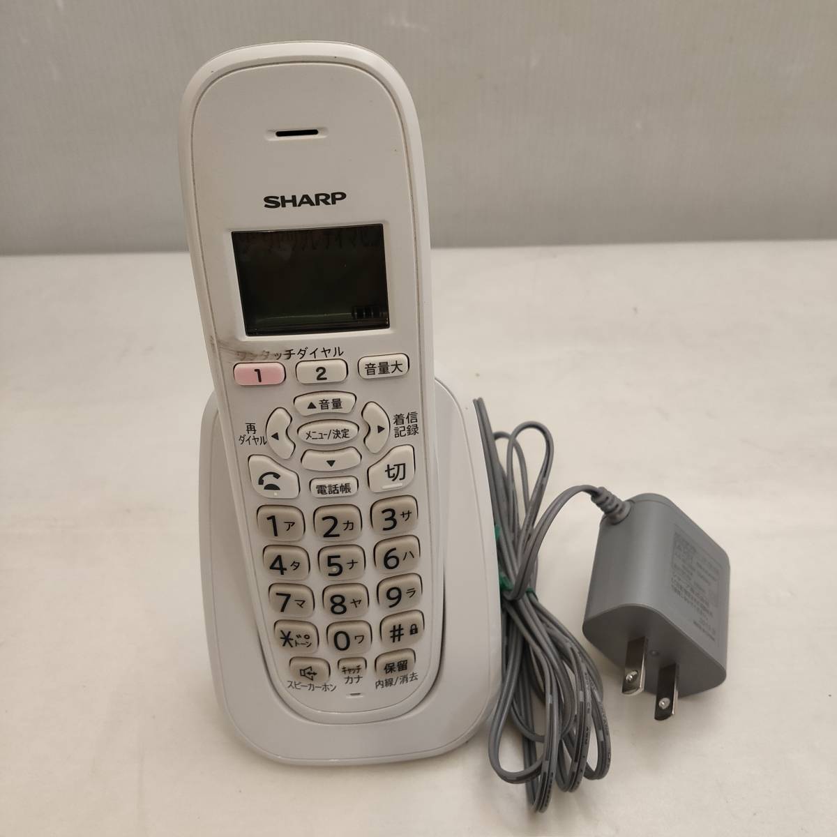 シャープ SHARP デジタルコードレス電話機 増設子機 JD-KE100 充電器付き 通電確認のみ ③(電話機一般)｜売買されたオークション情報、yahooの商品情報をアーカイブ公開 ...