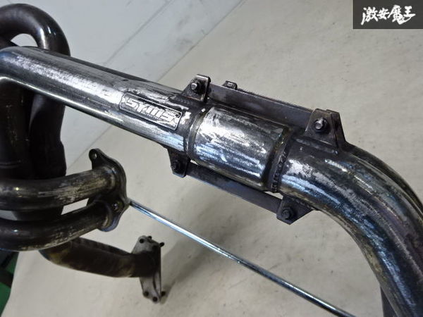 SYMS シムス GC8 GF8 インプレッサ EJ20 ステンレス エキマニ エキゾーストマニホールド タコ足 約42φ 約38φ 即納 棚 ...
