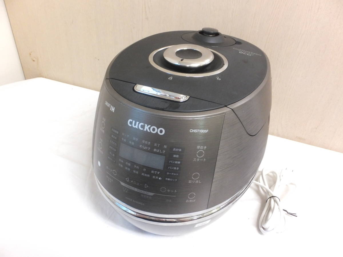 CUCKOO IH 圧力炊飯ジャー CRP-CHST1005F 発芽マイスター 圧力名人 10合 発芽玄米炊飯器(圧力IH)｜売買された ...