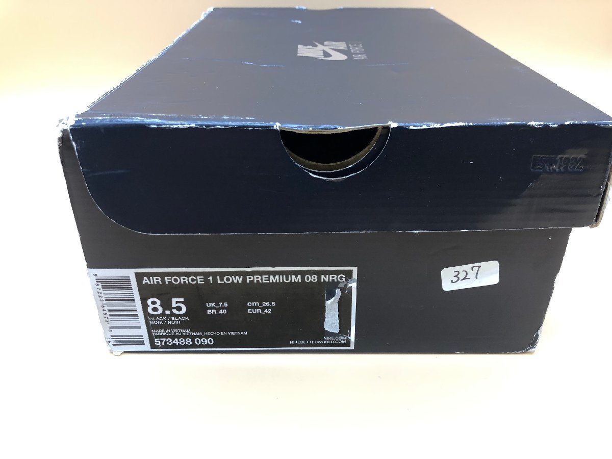 展示品 Supreme/シュプリーム × NIKE/ナイキ AIRFORCE1 LOW PREMIUM 08 NRG / 573488-090 / 26.5cm エアフォース1 75-1103 ...