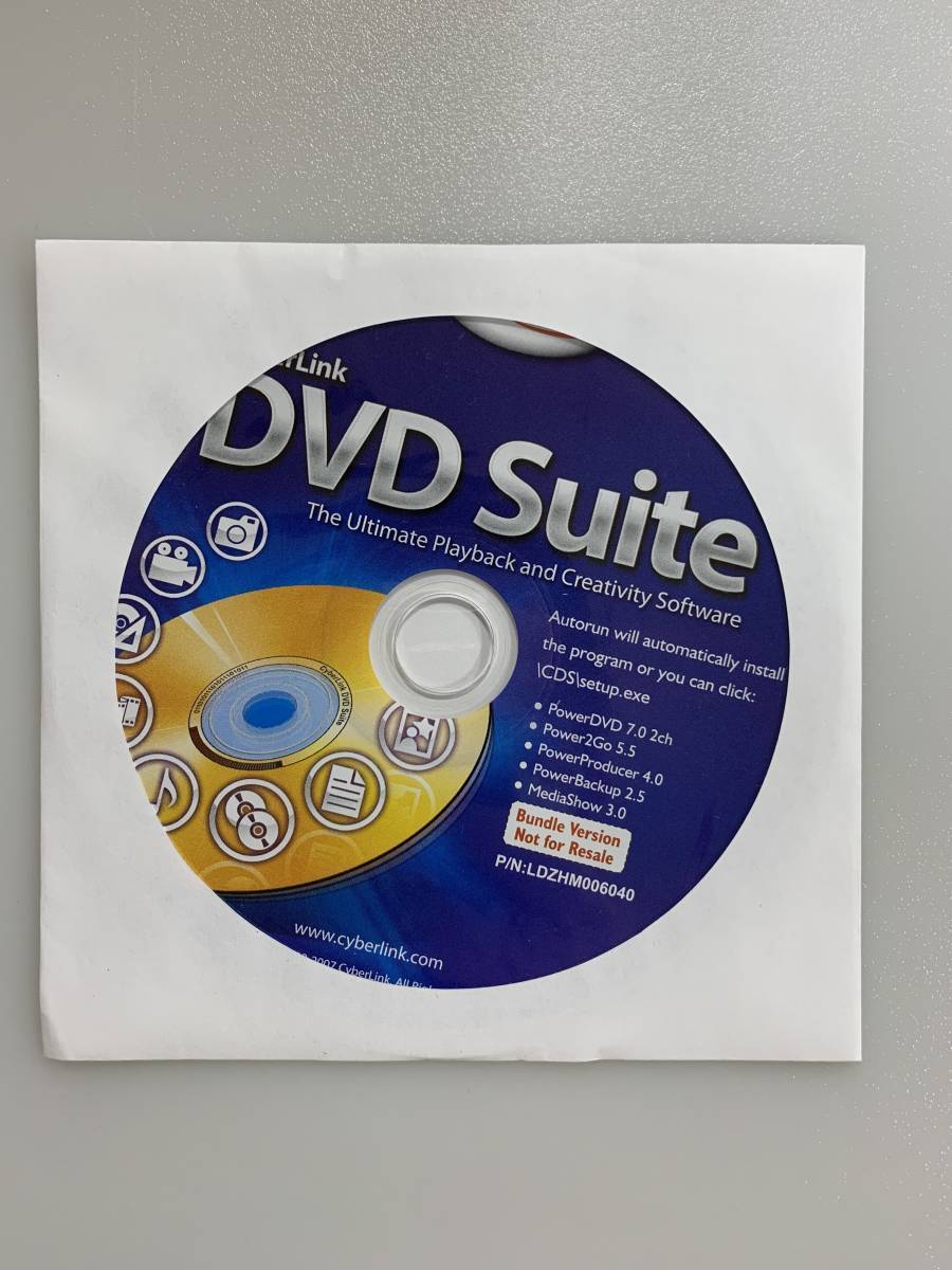 CyberLink DVD Suite v5 PowerDVD 7.0 2ch/Power2Go 5.5/PowerProducer 4.0 ...