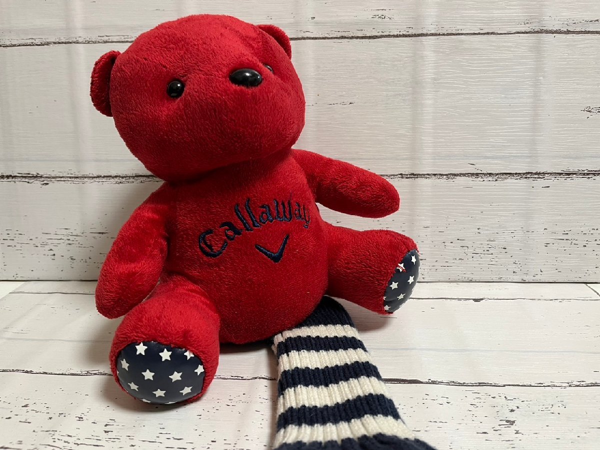 callaway キャロウェイ テディベア BEAR ヘッドカバー レッド(その他)｜売買されたオークション情報、yahooの商品情報を ...