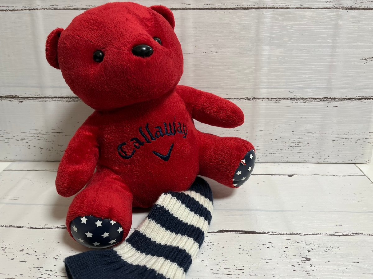 callaway キャロウェイ テディベア BEAR ヘッドカバー レッド(その他)｜売買されたオークション情報、yahooの商品情報を ...