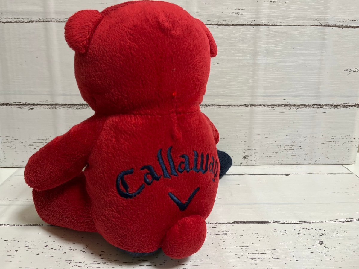 callaway キャロウェイ テディベア BEAR ヘッドカバー レッド(その他)｜売買されたオークション情報、yahooの商品情報を ...