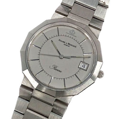 1円 ボーム＆メルシエ BAUME＆MERCIER リビエラ 5112 時計 メンズ ブランド デイト クォーツ SS v0078497500(ボーム＆メルシエ)｜売買されたオークション情報 ...