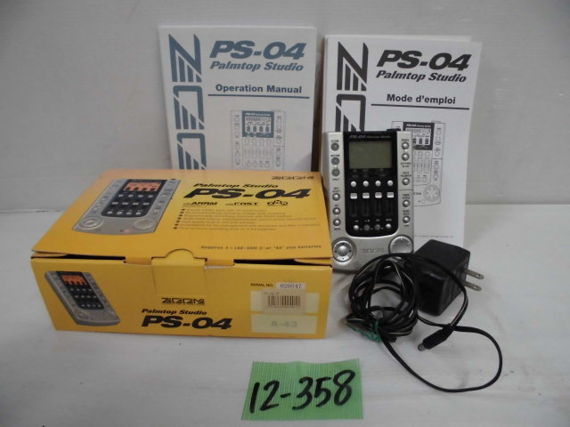 12-358 ZOOM/ズーム マルチトラックレコーダー PS-04(マルチトラックレコーダー)｜売買されたオークション情報、yahooの商品 ...