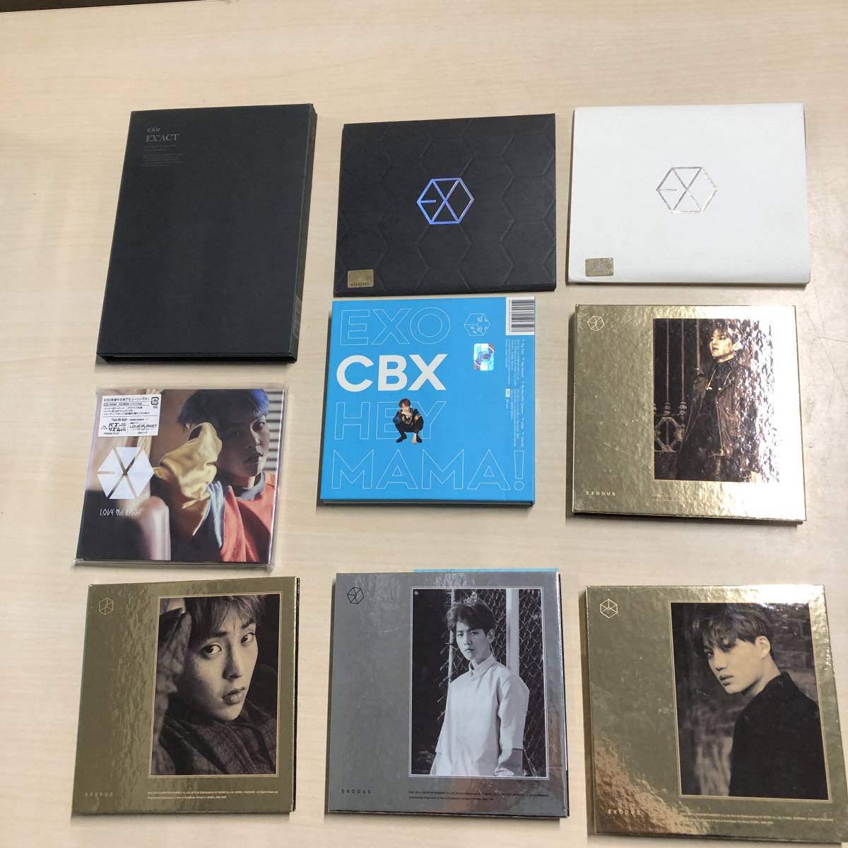 EXO CDまとめセット XOXO Exodus Universe First Box LOVE EXIST DON'T WAR POWER ...