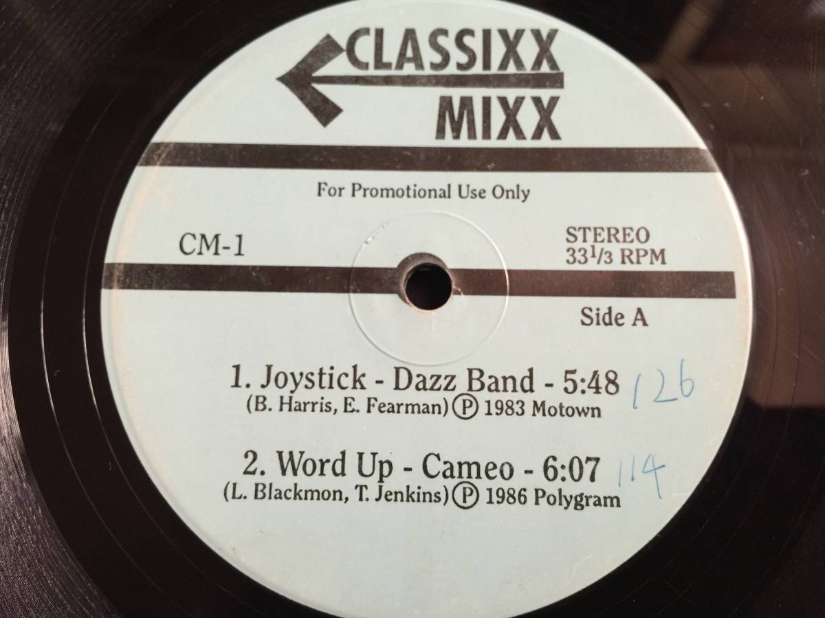 V.A / Classixx Mixx 1 12EP Qsde3 Dazz Band Cameo George Clinton Zapp(R ...
