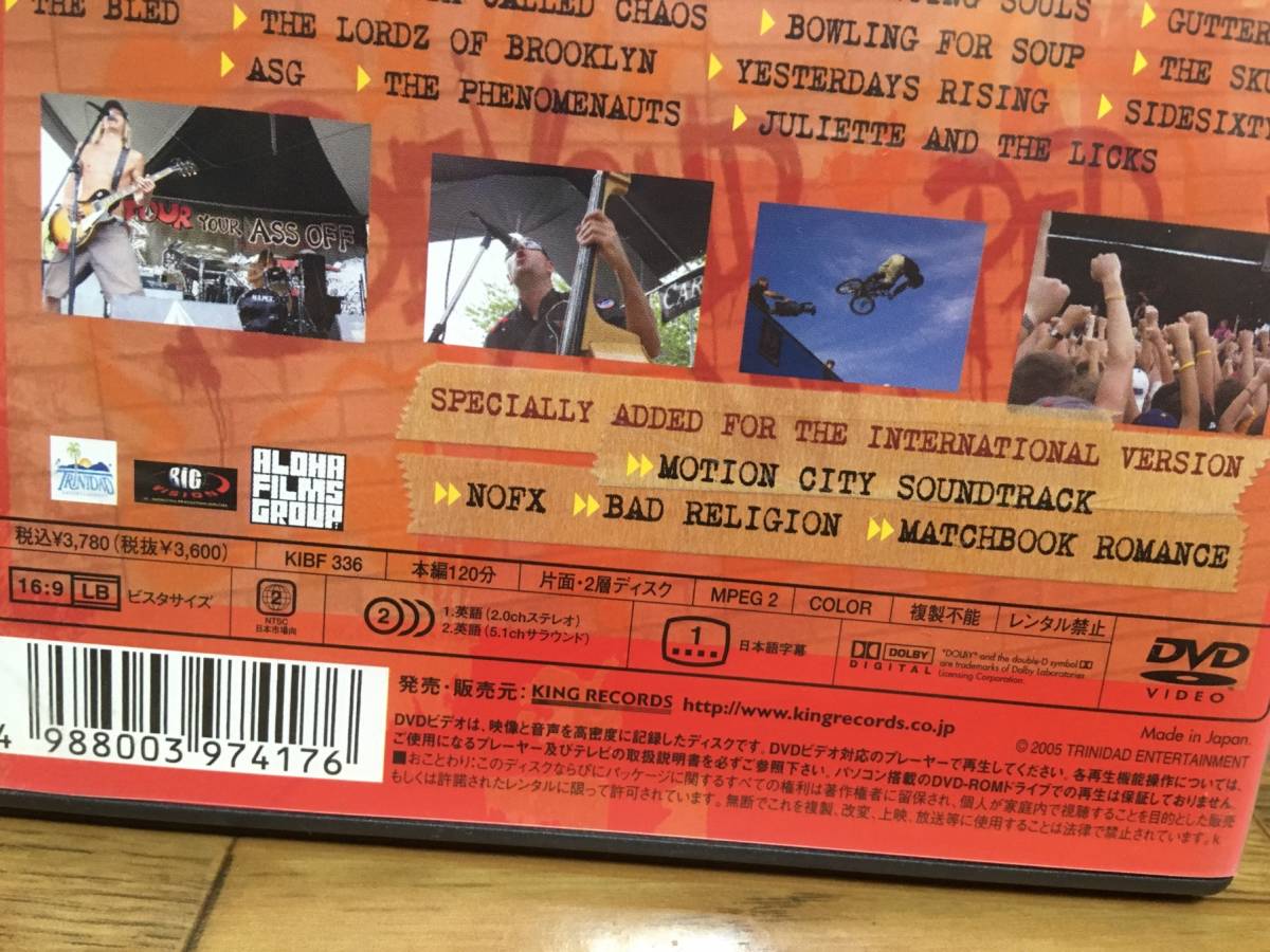 THE VANS WARPED TOUR 04' Beyond Warped DVD バンズ duane peters and the ...