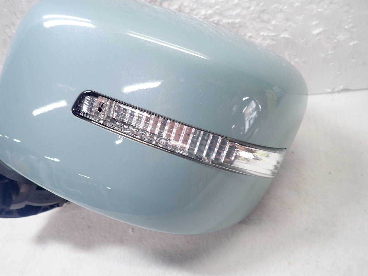 良品 スペーシア カスタム MK53S 純正 サイドミラー ドアミラー 左 左側 助手席 ZYW 7ピン 84720-79R23 309505 ...