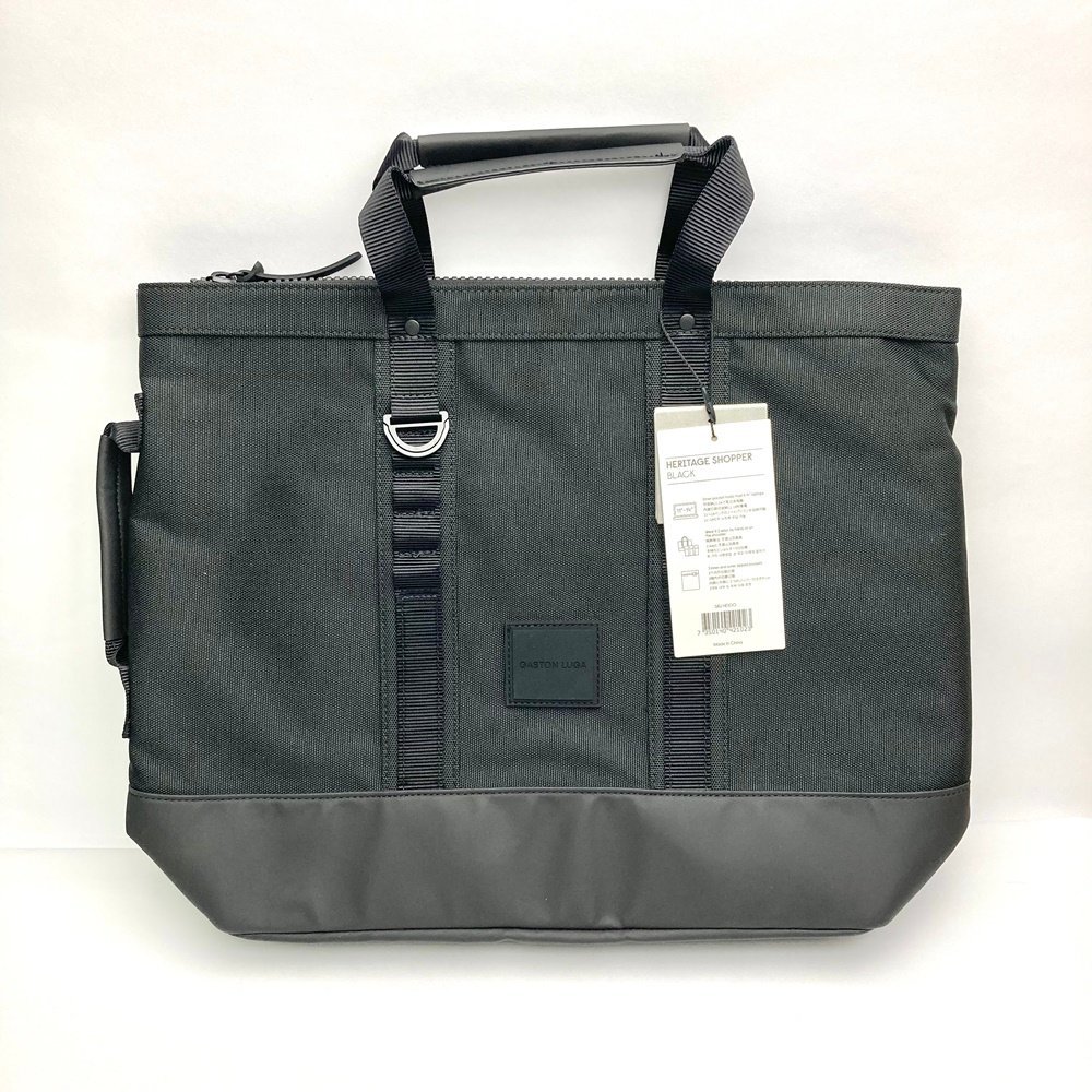 rm GASTON LUGA ガストンルーガ HERITAGE SHOPPER ヘリテージショッパー BLACK 2WAY バッグ SKU ...