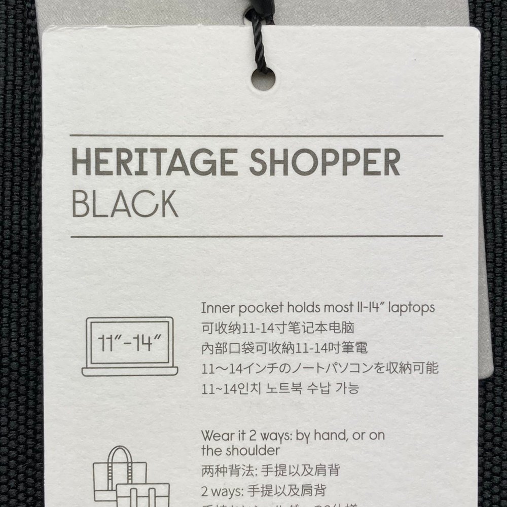 rm GASTON LUGA ガストンルーガ HERITAGE SHOPPER ヘリテージショッパー BLACK 2WAY バッグ SKU ...