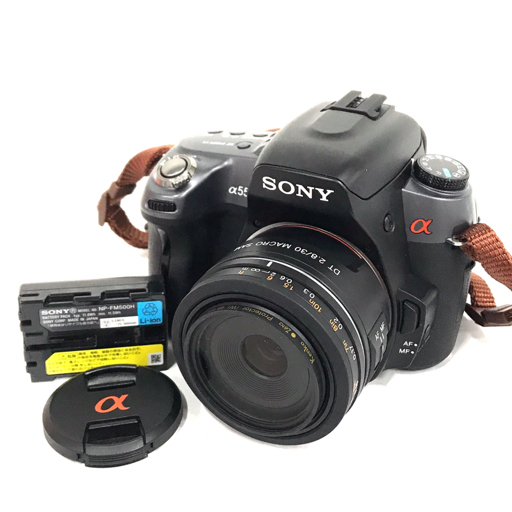 SONY α550 SAL30M28 DT 2.8/30 MACRO SAM デジタル一眼レフカメラ レンズ QR023-237(ソニー ...