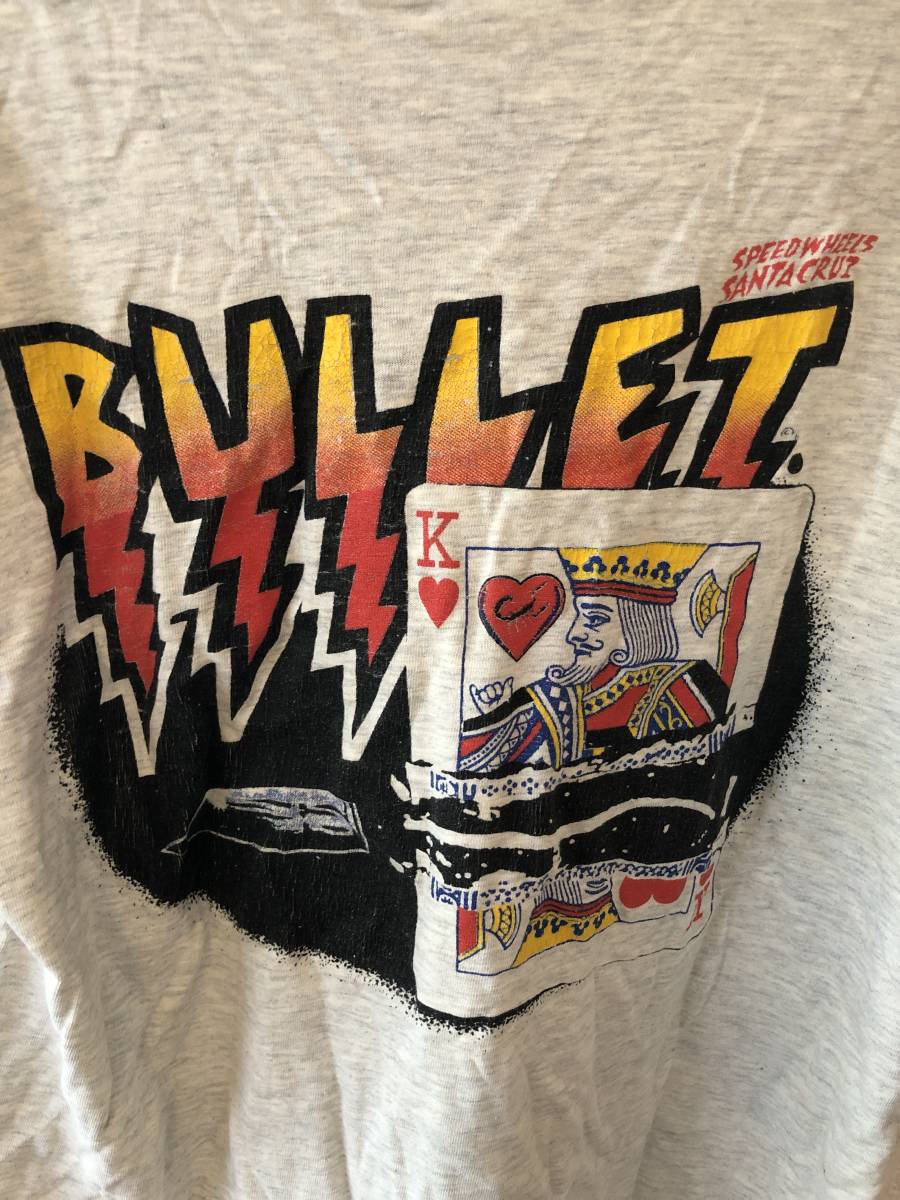 激レア 80’s old skate santa cruz Tシャツ BULLET powell zorlac buttstain ...