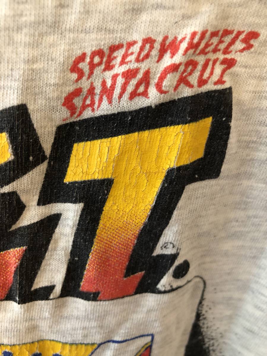 激レア 80’s old skate santa cruz Tシャツ BULLET powell zorlac buttstain ...