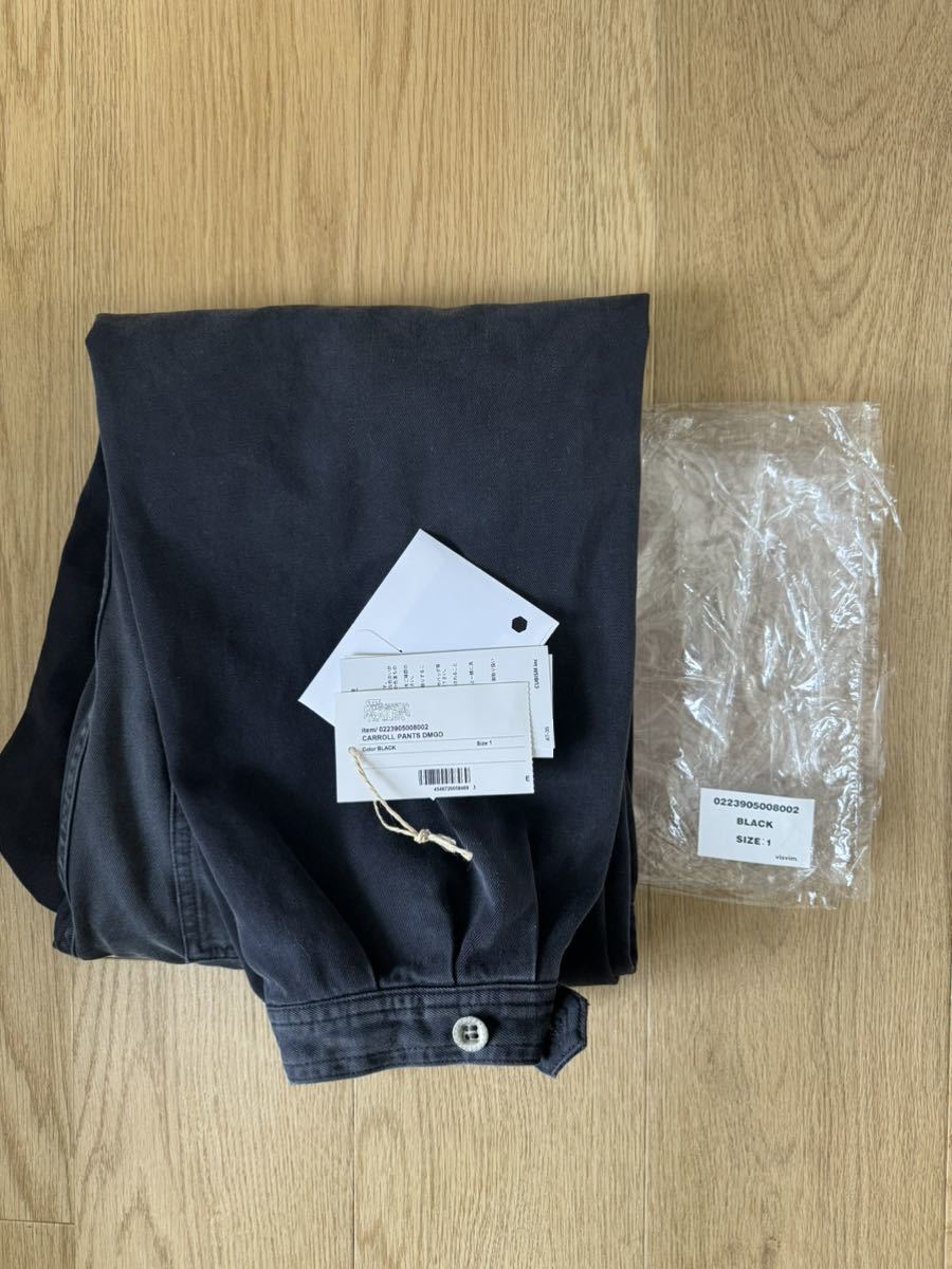visvim ICT CARROLL PANTS DMGD BLACK サイズ1 CHIEF DECKHAND THORSON ...