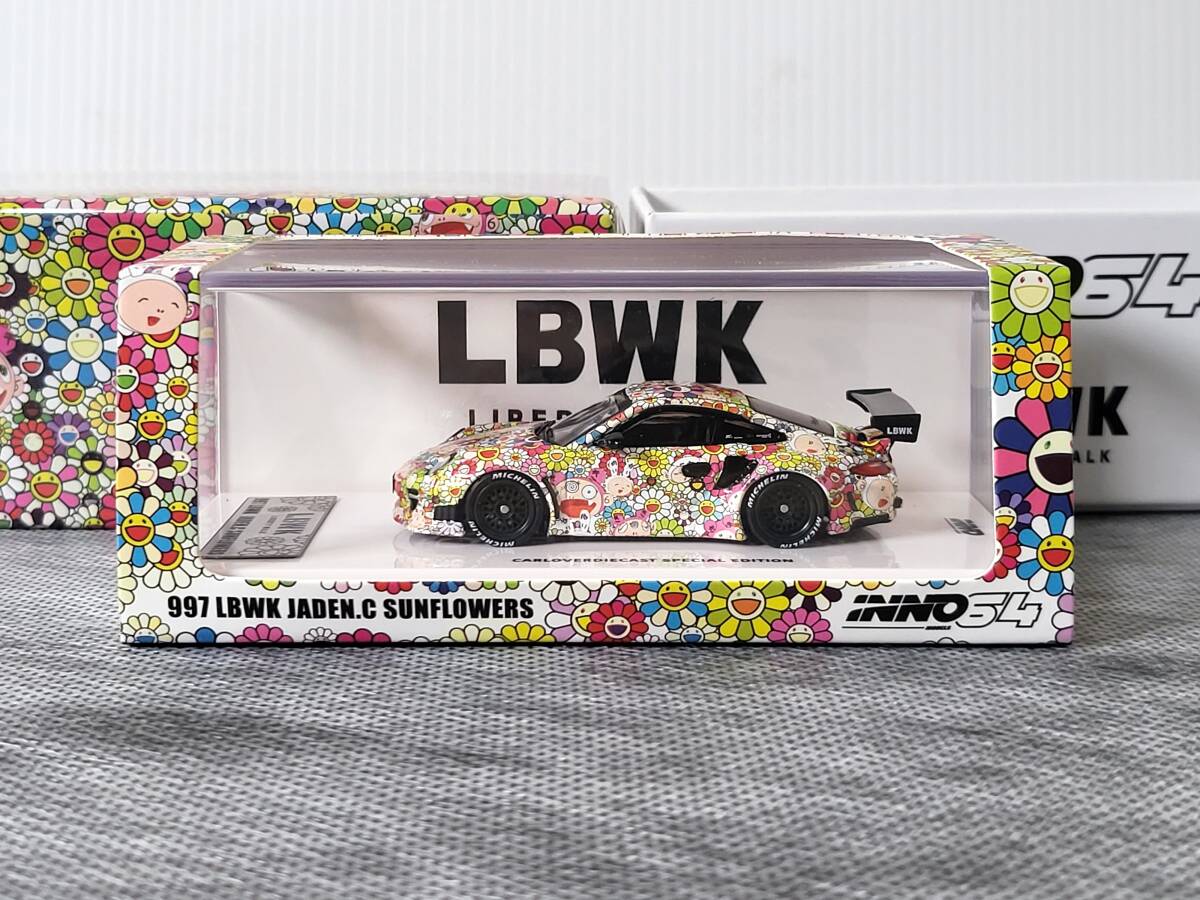1/64 INNO MODELS LBWK 村上隆 Kaikai Kiki コラボ品 Porsche 997 珍品 海外限定品 ポルシェ ...