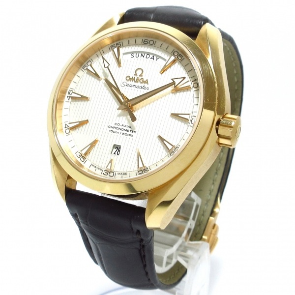 OMEGA オメガ 腕時計 シーマスター アクアテラ150M デイデイト コーアクシャル 231.53.42.22.02.001 メンズ ベージュ(アクアテラ)｜売買されたオークション情報 ...