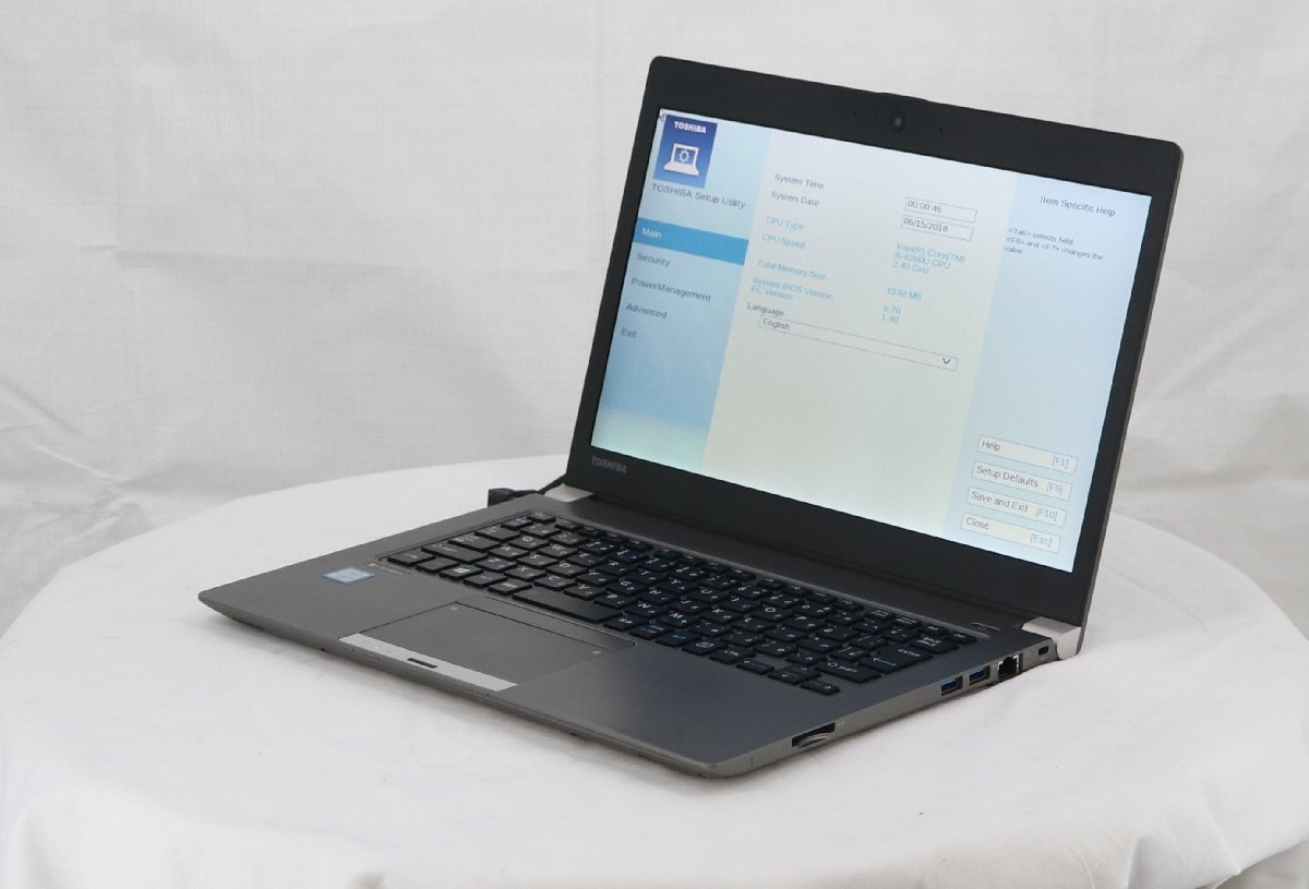 TOSHIBA PRX63FSENN5FC dynabook RX63/FSE Core i5 6200U 2.30GHz 8GB 現状品 ...