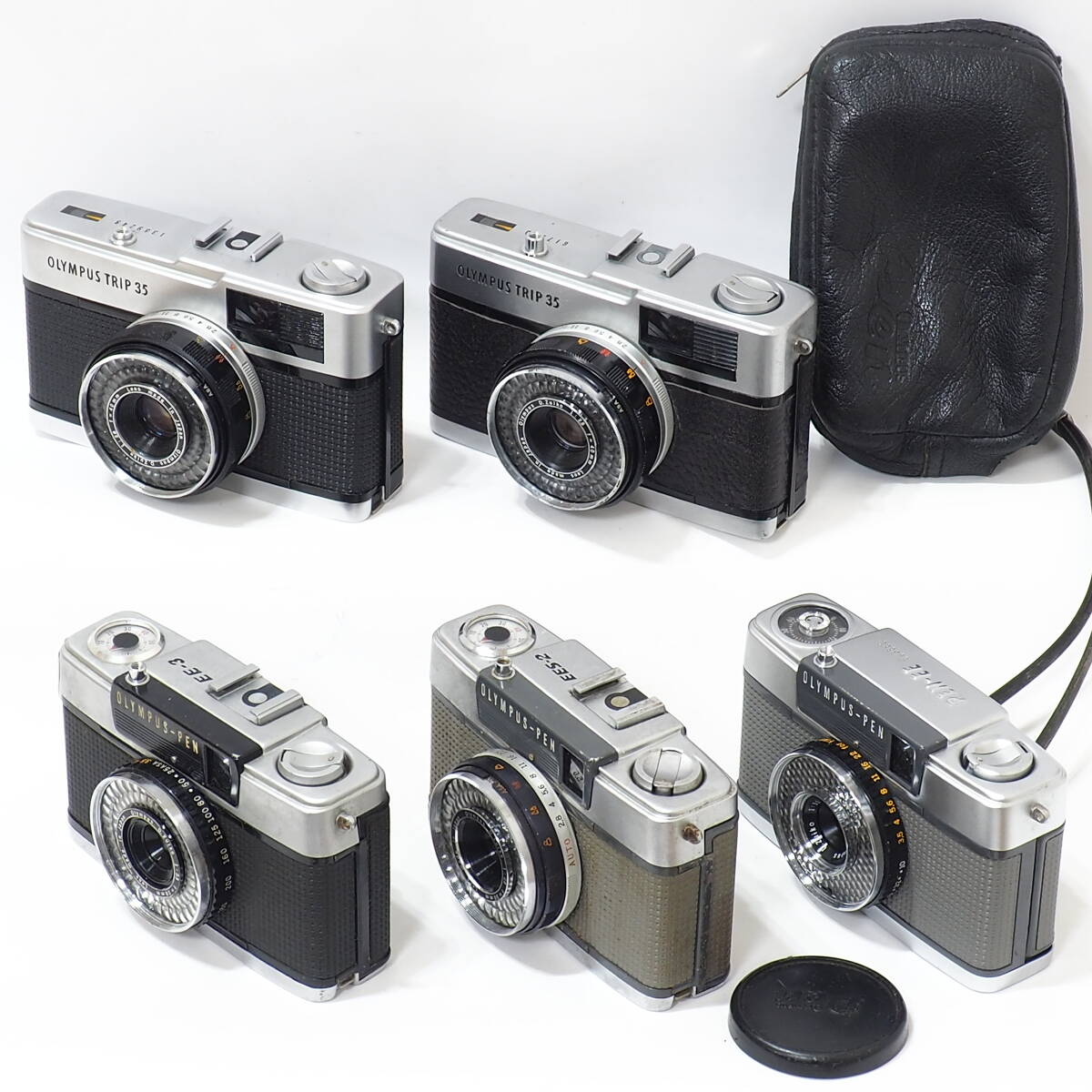 OLYMPUS PEN D EE-3 EE-2 TRIP 35 DC EC 35-S ZUIKO 32mm 28mm 40mm F1.9 F1 ...