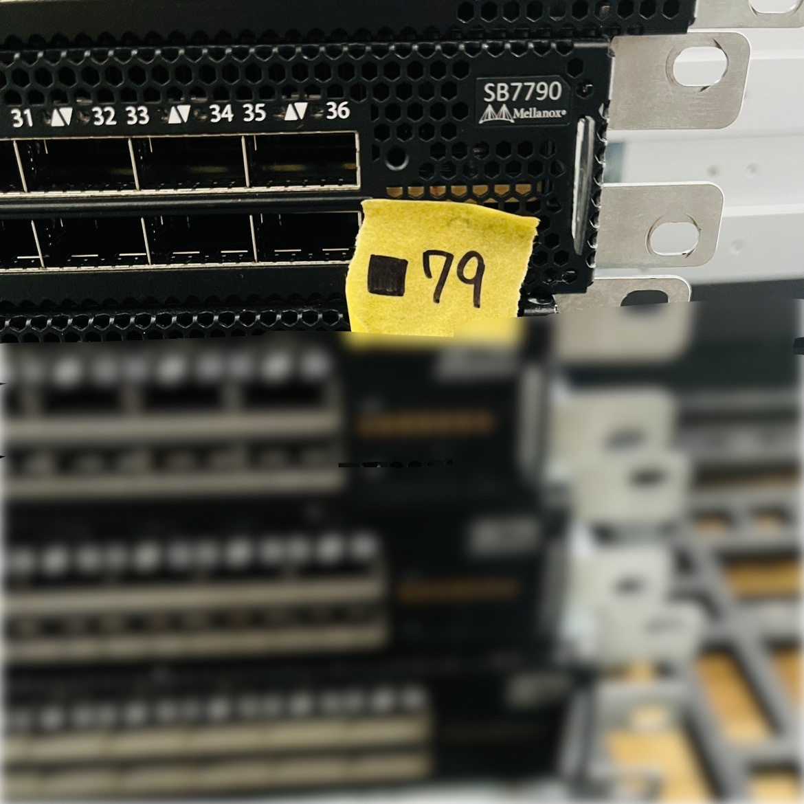 79 Mellanox SB7790 インフィニバンドスイッチ 100Gb/s EDR InfiniBand 36ポート Switch メラノックス 外部マネジメント NVIDIA ...