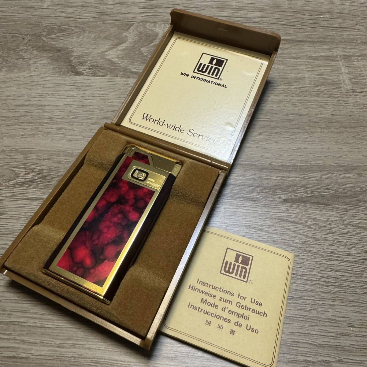 WIN ガスライター WIN SENSOR ♯7100 説明書ケース付 着火確認済 1円スタート(ガスライター)｜売買されたオークション情報、yahooの商品情報をアーカイブ公開 ...