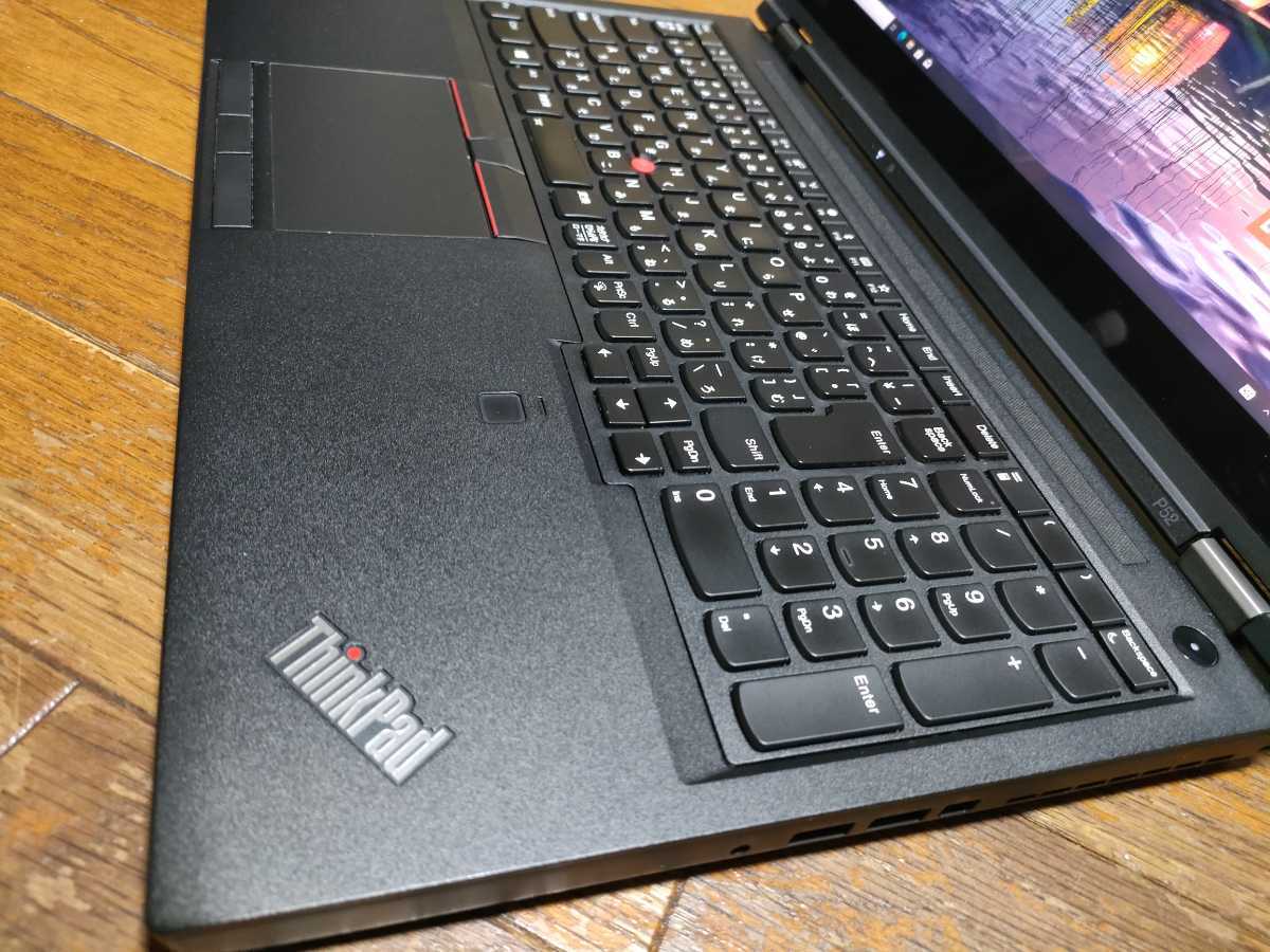 高性能 Lenovo ThinkPad P52 Core i7-8850H 15.6inch 4K タッチパネル NVIDIA Quadro P2000 メモリー32GB SSD256GB ...