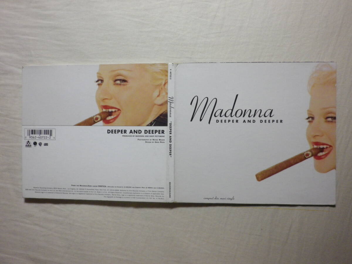 Madonna/Deeper And Deeper 1993 MAVERICK/SIRE 9 40722-2 USA盤 Digipak ...