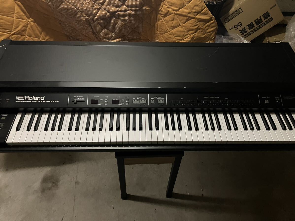 Roland/ローランド キーボード MKB-1000 木製鍵盤 MIDIマスターキーボード 通電確認済(MIDIキーボード、コントローラー ...