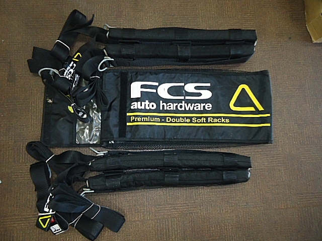 FCS Premium-Double SOFT RACKS サーフィン キャリア サーフボードキャリア auto hardware ...