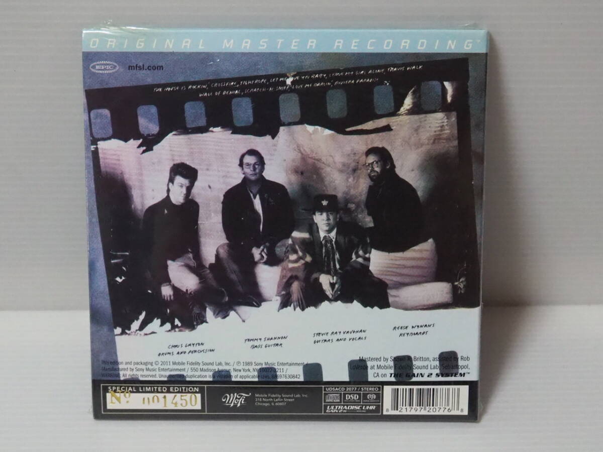 MFSL紙ジャケット高音質盤SACD STEVIE RAY VAUGHAN & DOUBLE TROUBLE / IN STEP ハイブリッド ...