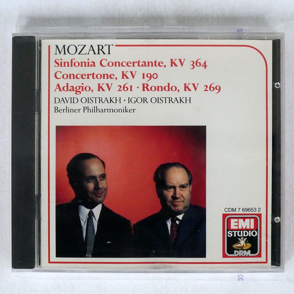 OISTRAKH/MOZART: SINFONIA CONCERTANTE KV 364 - CONCERTONE KV 190 ...