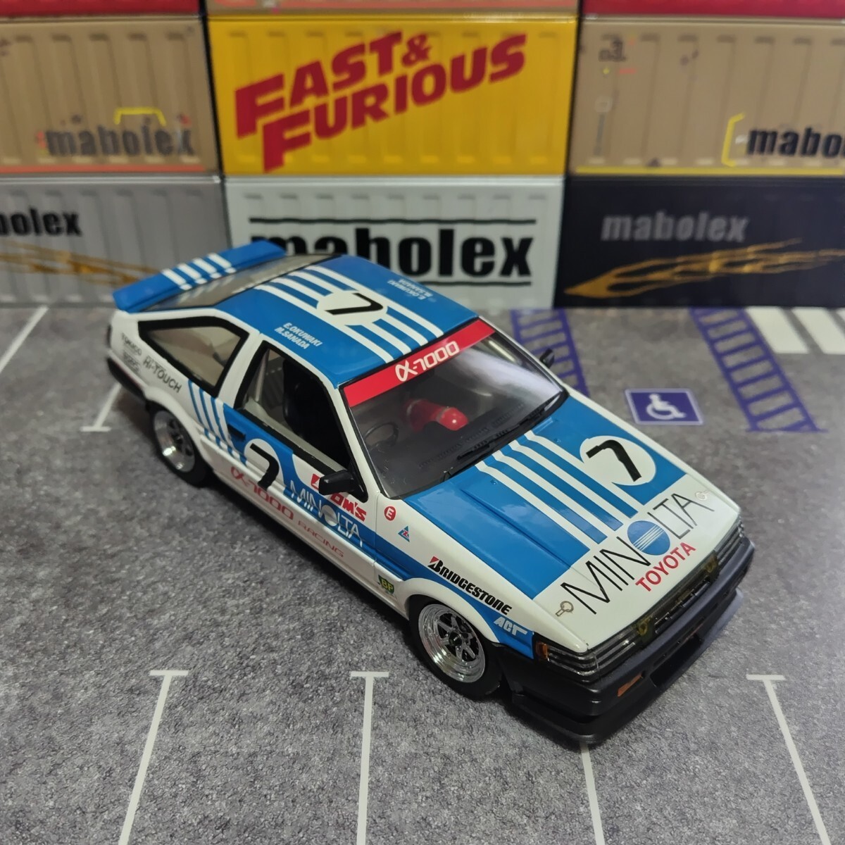 1/24 アオシマ DISM AE86 MINOLTATOYOTA グループA(アオシマ)｜売買されたオークション情報、yahooの商品情報を ...