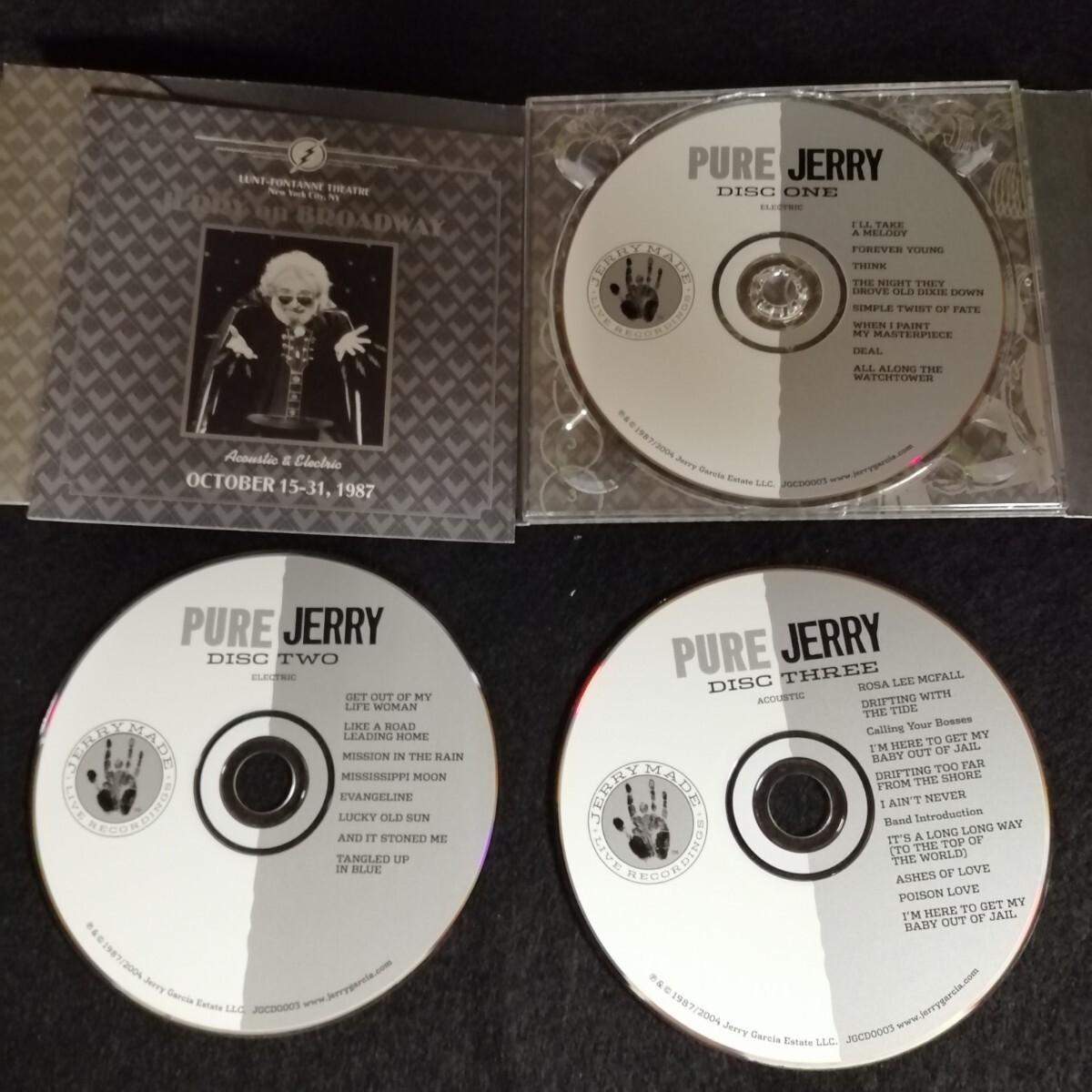 D05 CD ジェリーガルシア JERRY GARCIA BAND pure jerry lunt fontanne new york ...