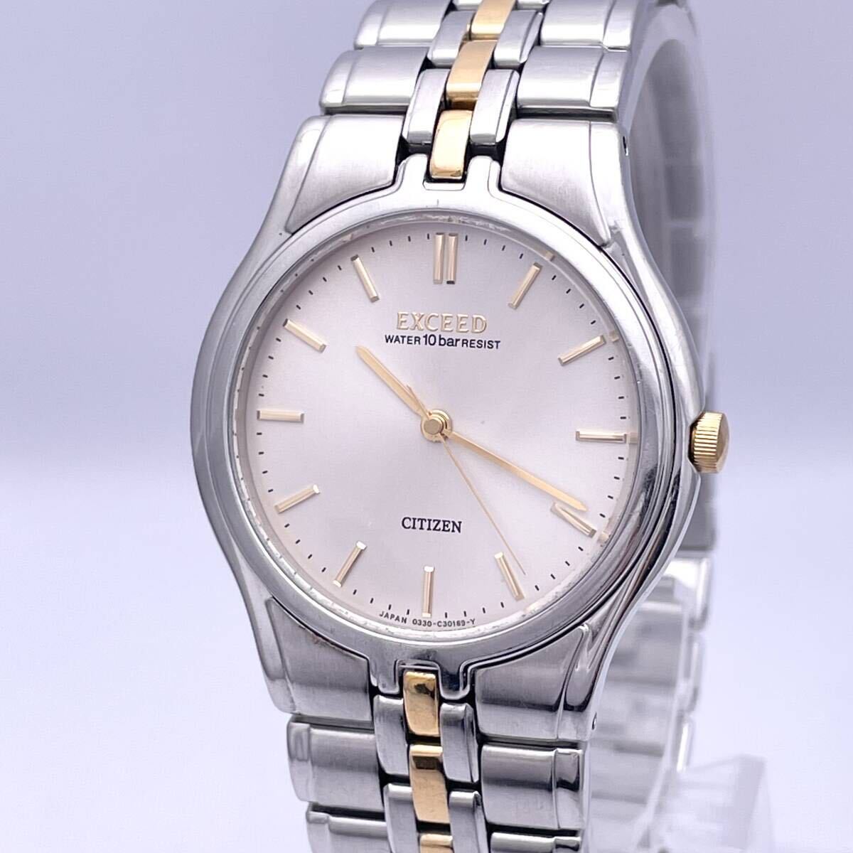 CITIZEN シチズン EXCEED エクシード 0330-C30145 腕時計 ウォッチ クォーツ quartz コンビ 金 ゴールド 銀 シルバー P485(エクシード)｜売買された ...