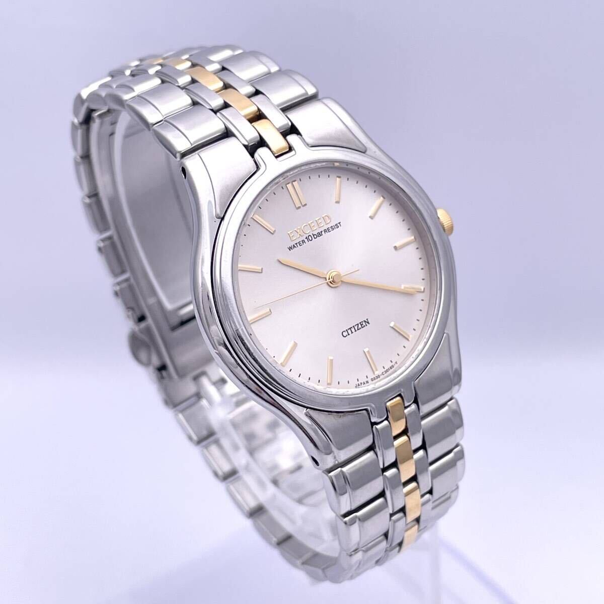 CITIZEN シチズン EXCEED エクシード 0330-C30145 腕時計 ウォッチ クォーツ quartz コンビ 金 ゴールド 銀 シルバー P485(エクシード)｜売買された ...