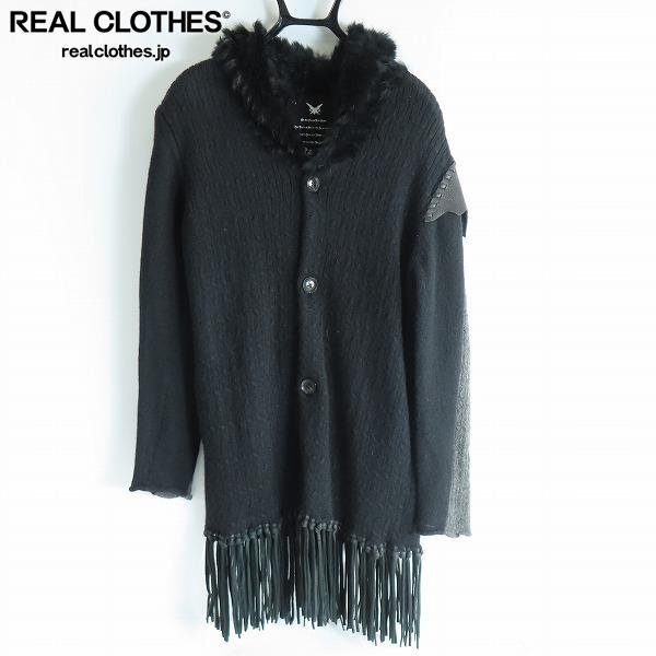 Roen/ロエン 切替 ニットロングカーディガン 50 /080(ジャケット、上着)｜売買されたオークション情報、yahooの商品情報をアーカイブ公開 - オークファン（aucfan.com）