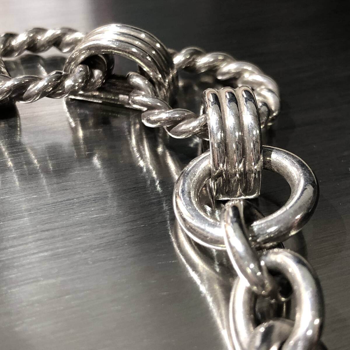 WAKAN SILVER SMITH BN-050 All round rope bracelet ワカンシルバースミス チェーン ブレスレット ¥80 300 / シルバー925 ...